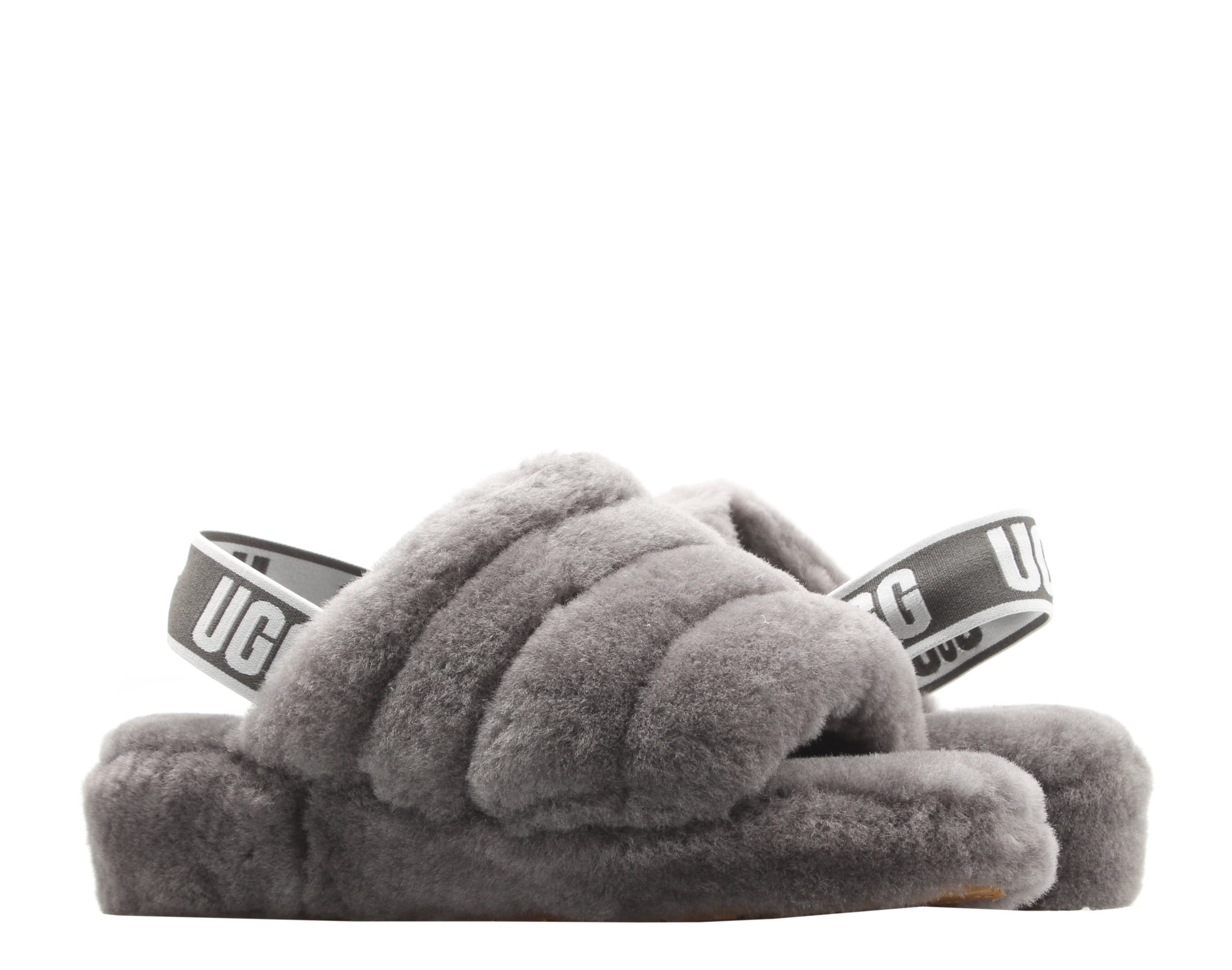 UGG Women's Fluff Yeah Slide Sheepskin Insole & Upper Slippers ...