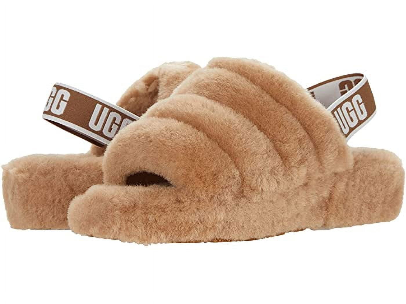 Ugg Women's Fluff Yeah Slide Slipper 1095119 - Genuine Sheep Fur ...