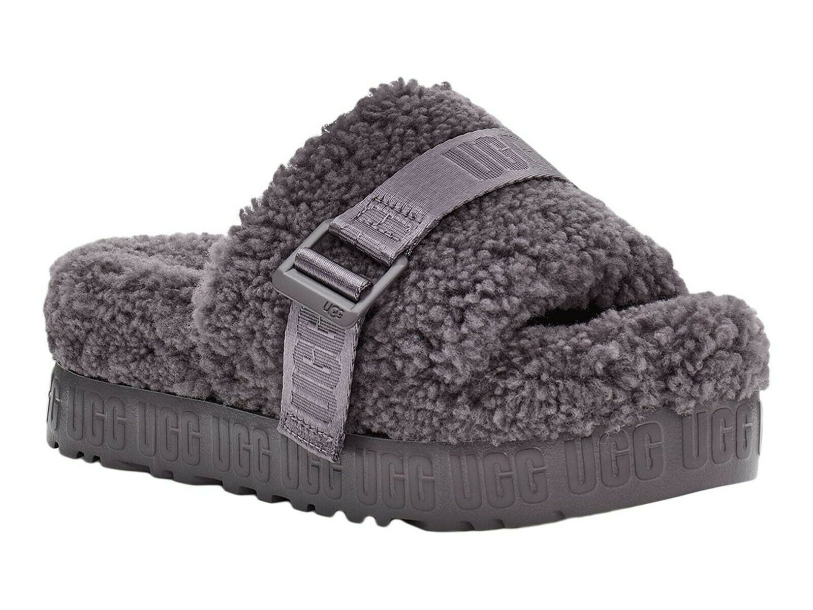 UGG Women's Fluffita Sheepskin Slipper Slide Sandals 1113475 - Walmart.com