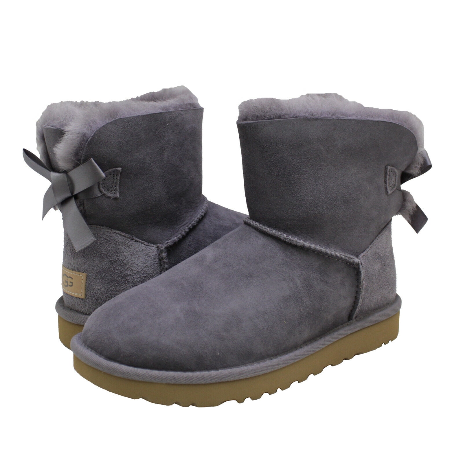 UGG Women's Mini Bailey Bow II Slip On Ankle Boots 1016501 - Walmart.com