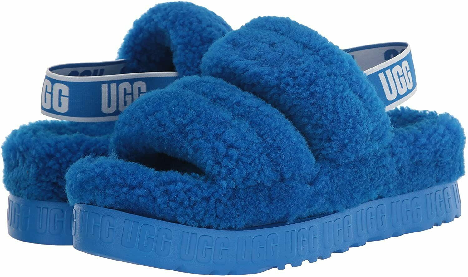 UGG Women's Oh Fluffita Sheepskin Slipper Sandals 1120876 - Walmart.com