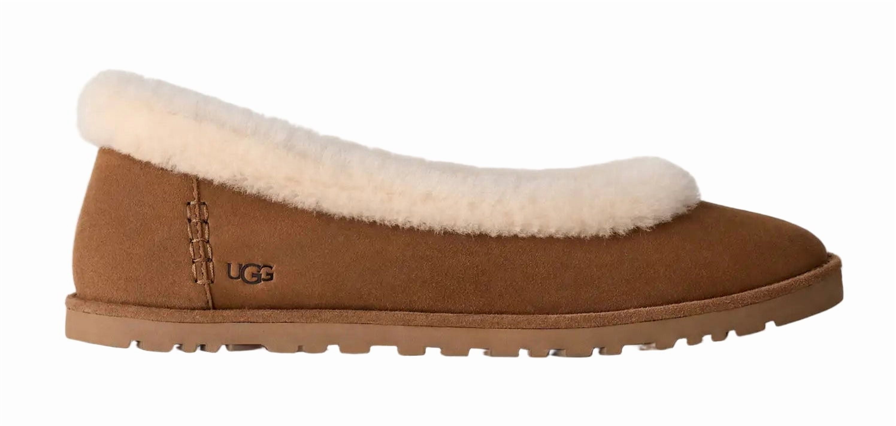 UGG Zora Ballet Flat Chestnut (Women's) - Walmart.com