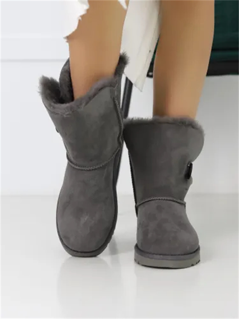 UGG2024 Women's Mini Sheepskin and Wool Winter Ankle Classic Ultra ...