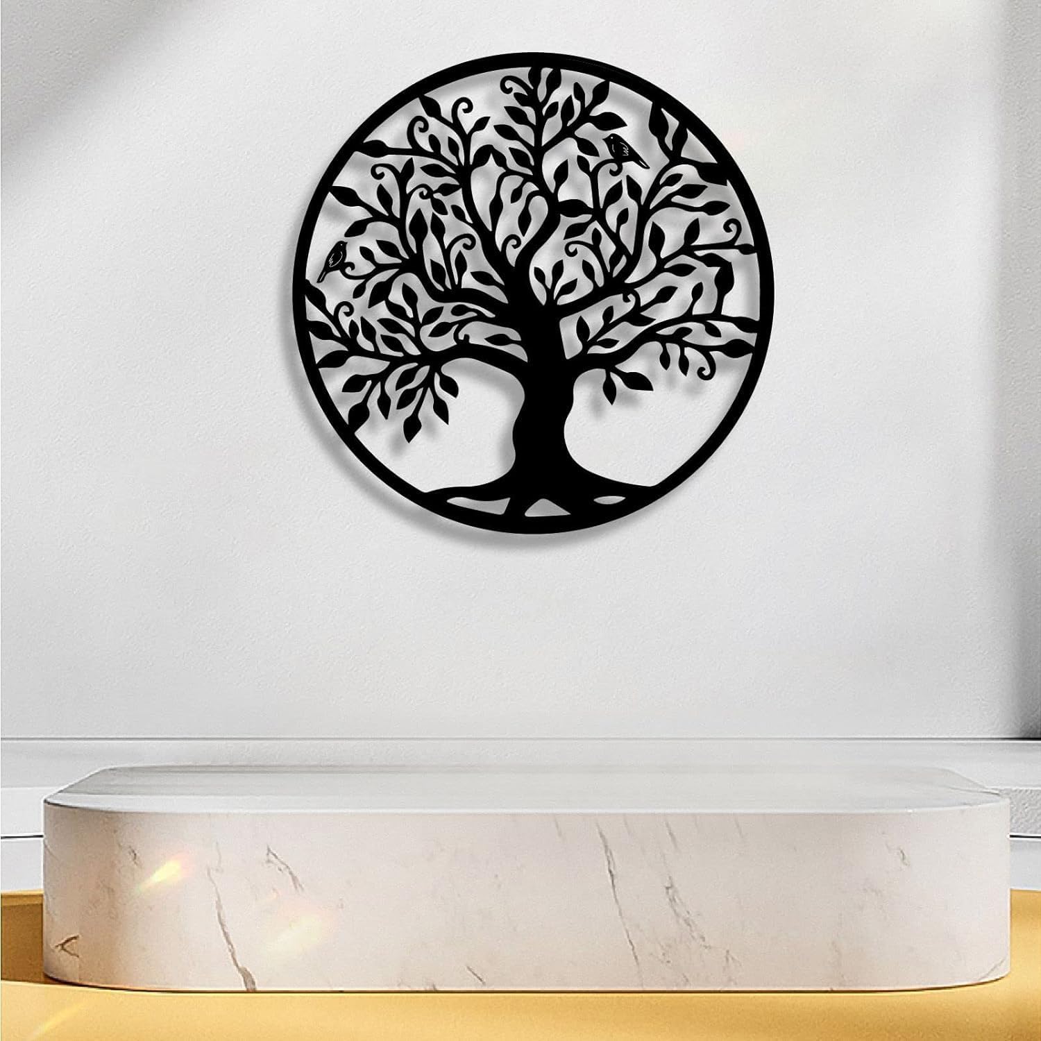 UGJSH Family Tree Wall Art, Tree of Life Metal Wall Art, Metal Wall ...