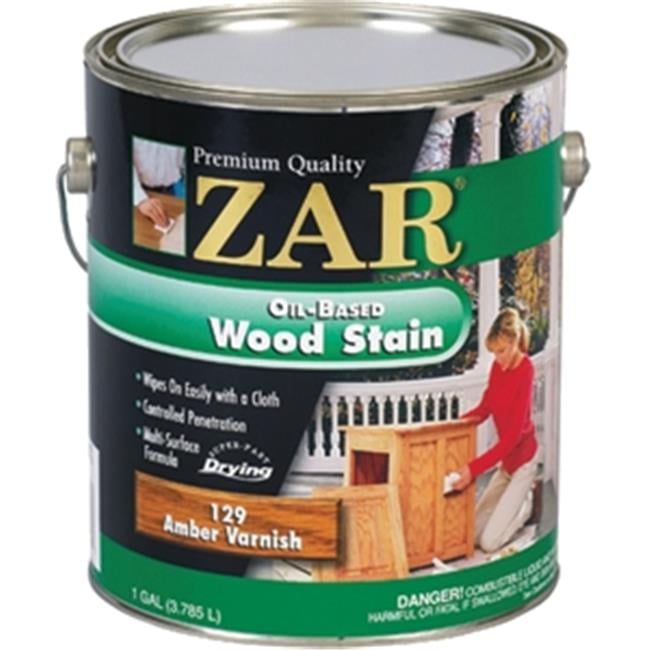 UGL 129 1 Gallon Zar Wood Stain, Amber Varnish - Walmart.com
