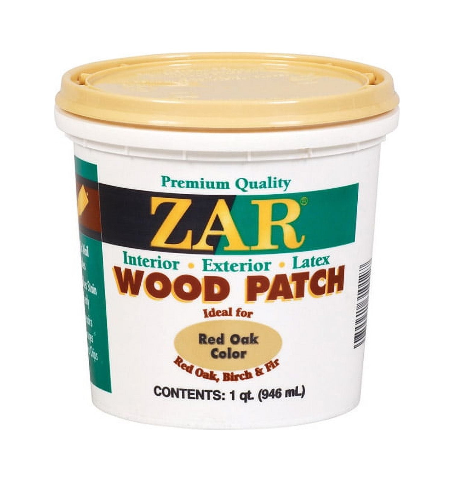 United Gilsonite ZAR Red Oak Latex Wood Patch, 1 Quart, Indoor/Outdoor ...