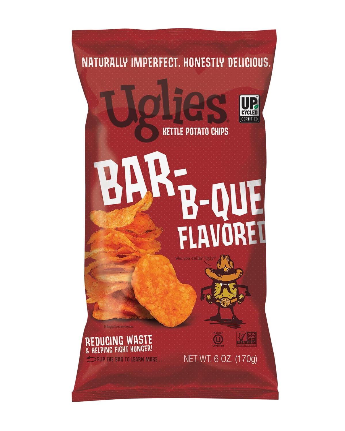 Uglies Bbq Kettle Cooked Potato Chips Gluten Free Snacks Kosher Friendly Chips Non Gmo Snacks