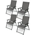 UGOVBONPM 2 Pieces Patio Outdoor Portable Dining Chairs for Outdoor ...