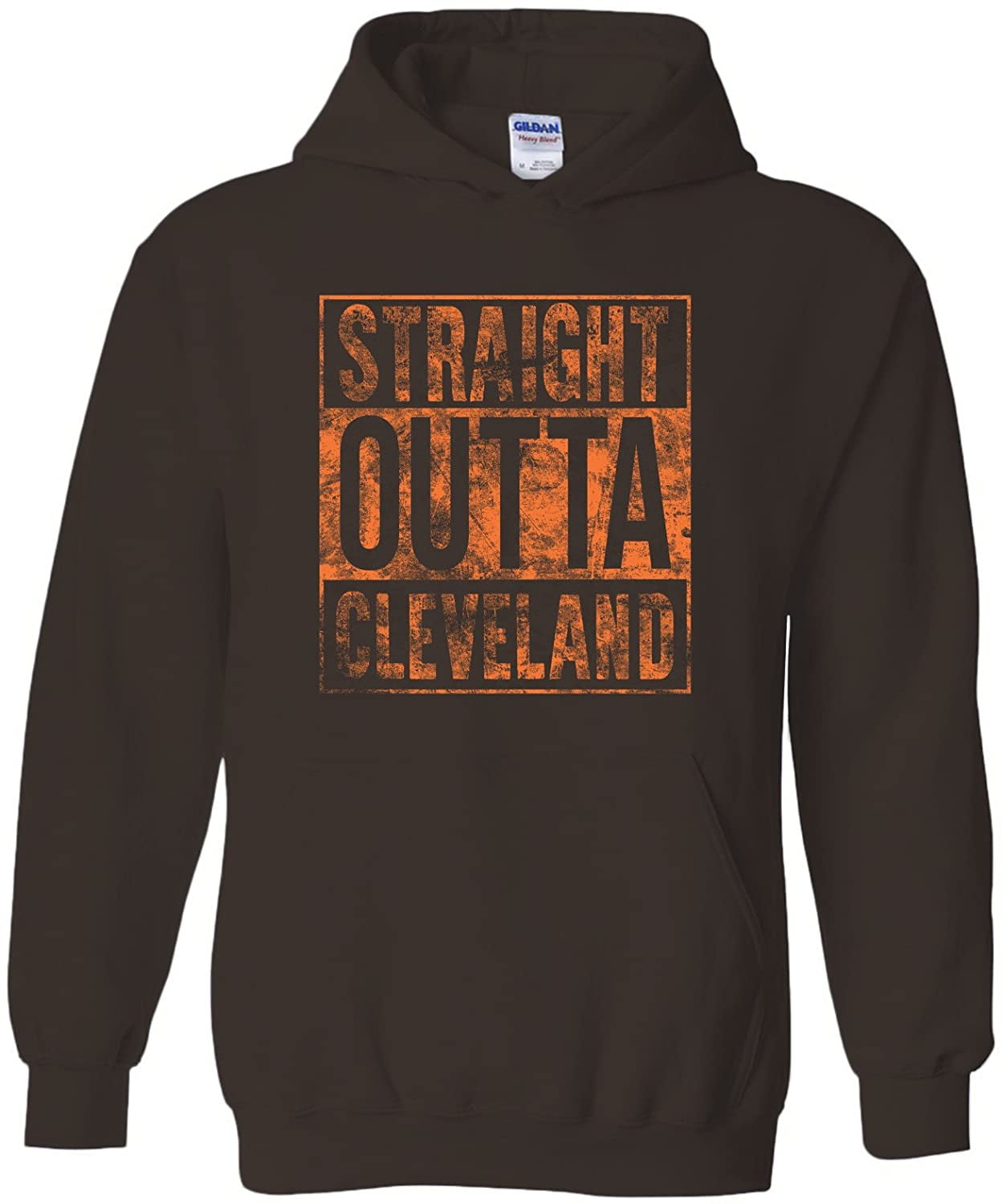 UGP Campus Apparel Straight Outta Cleveland - Ohio Hoodie - Large ...