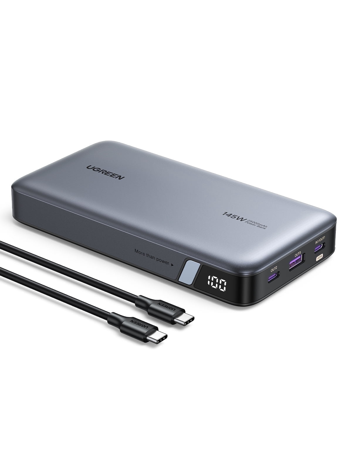 UGREEN 145W 25000mAh Power Bank, USB C Portable Charger for Laptop ...
