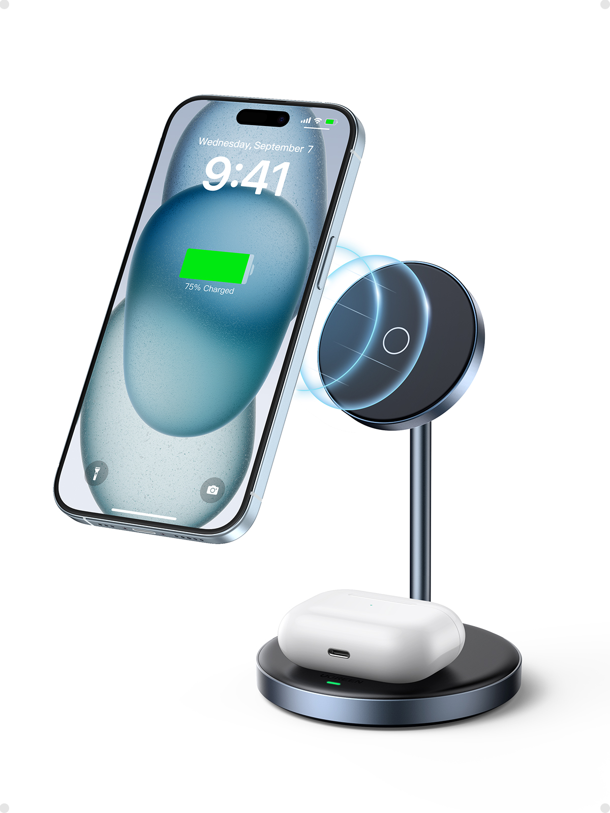 Dteck Magnetic Phone Stand, Adjustable Sturdy Phone Stand & Tablet ...