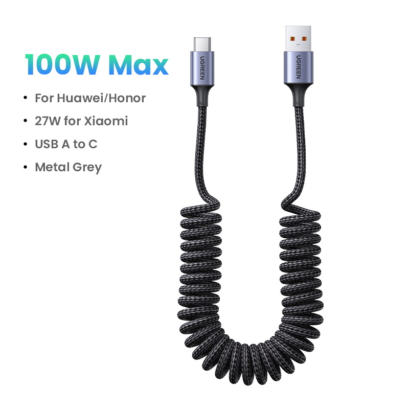 UGREEN 6A 100W USB USB Type C Cable For Huawei Honor Xiaomi 100W/66W ...