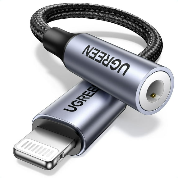 UGREEN Headphone Adapter for iPhone Lightning to 3.5mm Adapter Apple ...