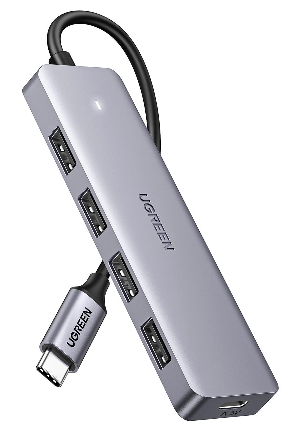 DIKTOOK 7 Port USB Hub Splitter 3.0 Powered for Laptop Computer USB ...