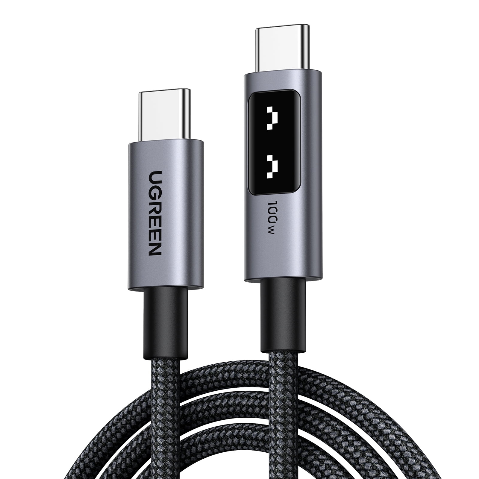 UGREEN Uno 100W USB C Cable with LED Display - Walmart.com