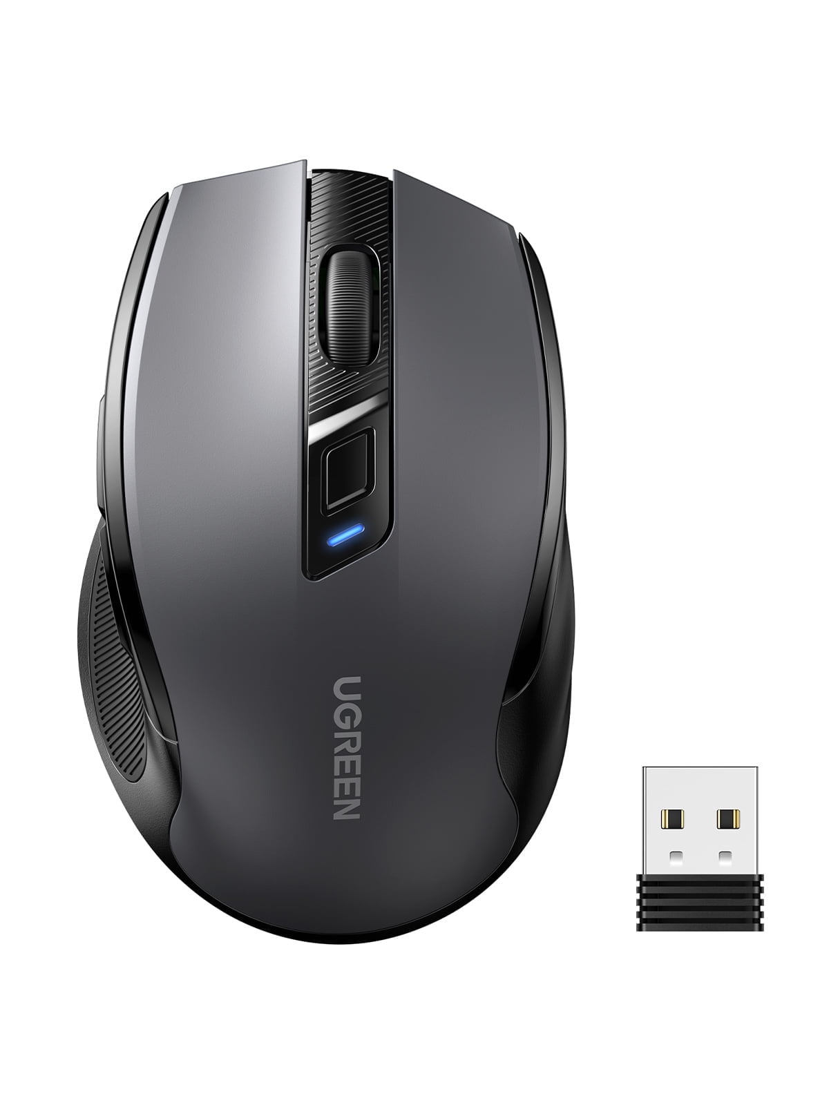 UGREEN Wireless Mouse, Bluetooth 5.0 & 2.4G, Ergonomic, 4000 DPI ...