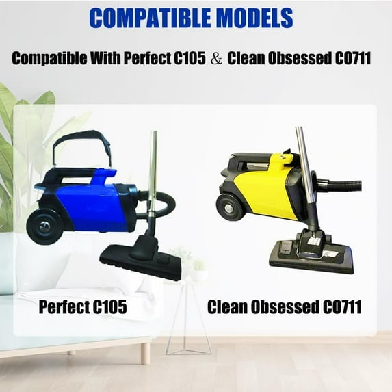 UGUCYUI-10 Pack Replacement HEPA Vacuum Bags Compatible With Clean ...