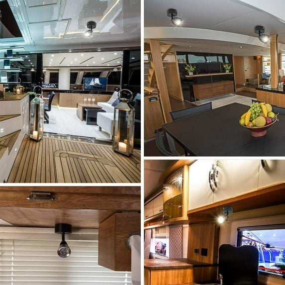 UGUCYUI-12 Volt RV Reading Lamp Spotlight, 3W Wall Mount RV Lights ...