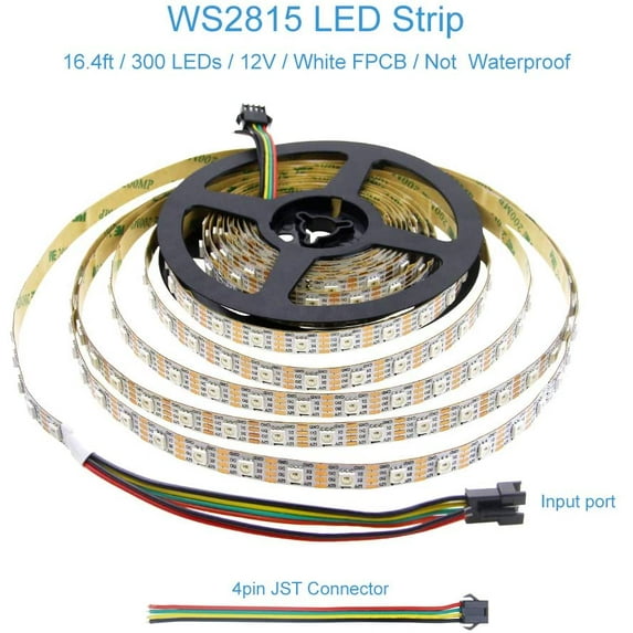 UGUCYUI-12V WS2815 Addressable LED Strip Upgraded WS2812B Chasing LED ...