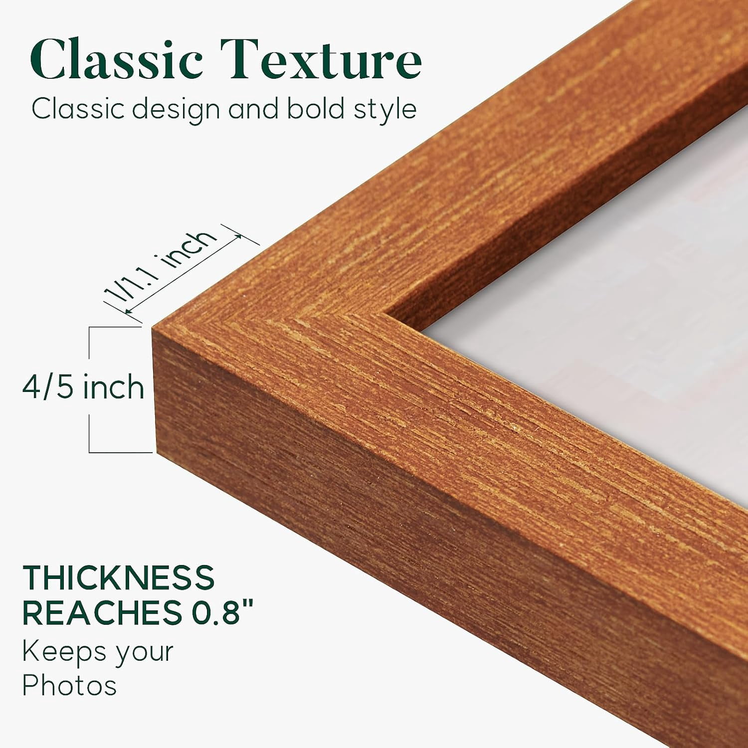 UGUCYUI-13x19 picture frame,Distressed Farmhouse Wood Pattern 13x19 ...