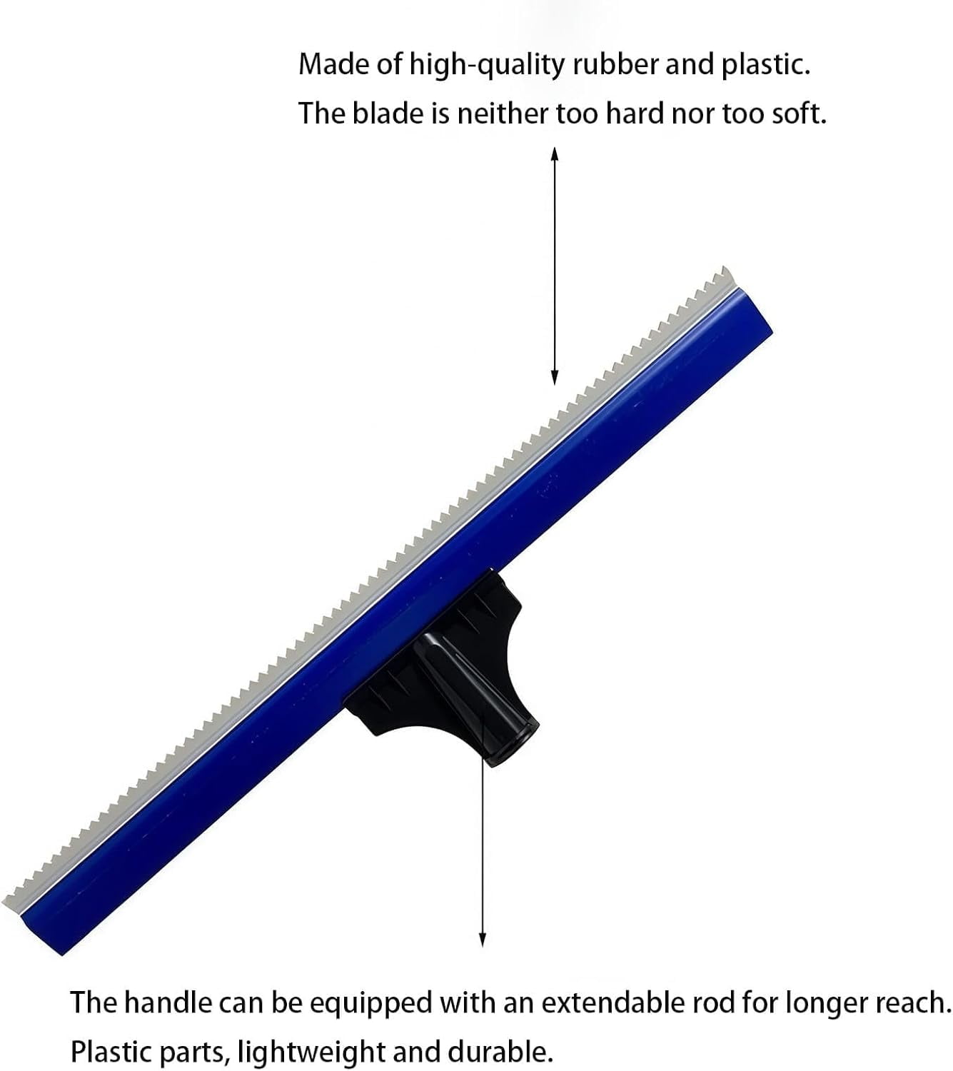 UGUCYUI-16 Inch Teeth Notched Squeegee, Epoxy Squeegee for Self ...