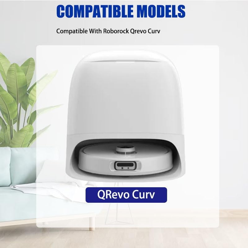 UGUCYUI-17 Pcs Replacement Parts Accessories Kit,Compatible With Roborock Qrevo Curv/Qrevo Edge ...