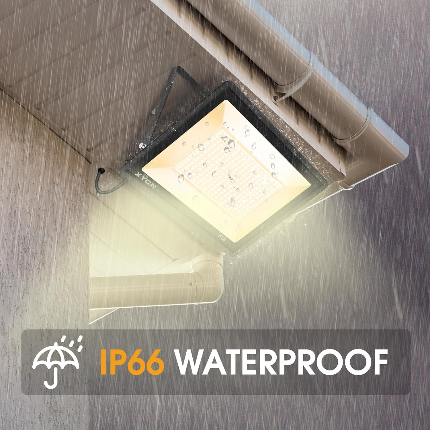 UGUCYUI-2 Pack 50W 3000K Warm White LED Flood Light,Outside Flood Light ...