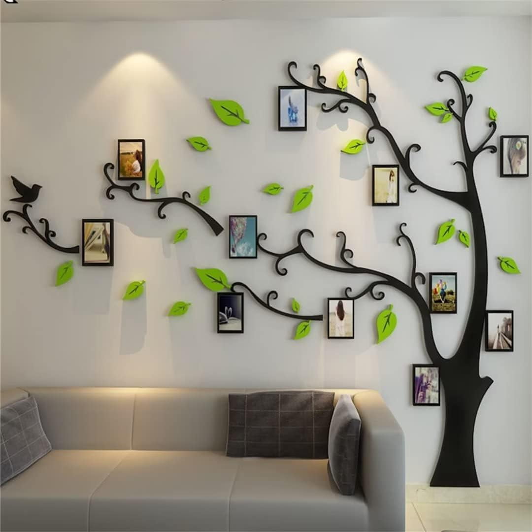 UGUCYUI-3D Tree Wall Stickers - DIY Photo Frame Tree Wall Decal Family ...
