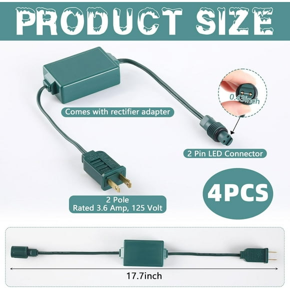 Christmas Light Plug Adapters