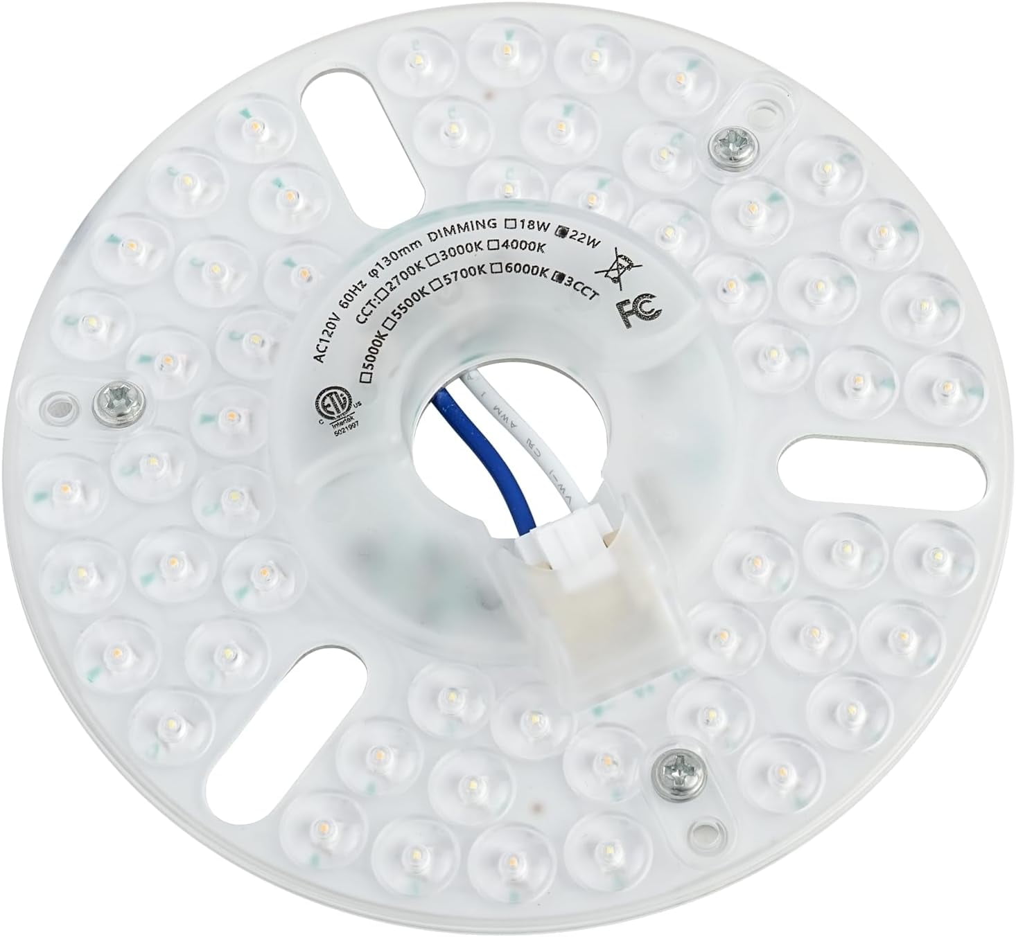 UGUCYUI-5.12'' LED Ceiling Fan Light Retrofit Kit, Ceiling Light ...