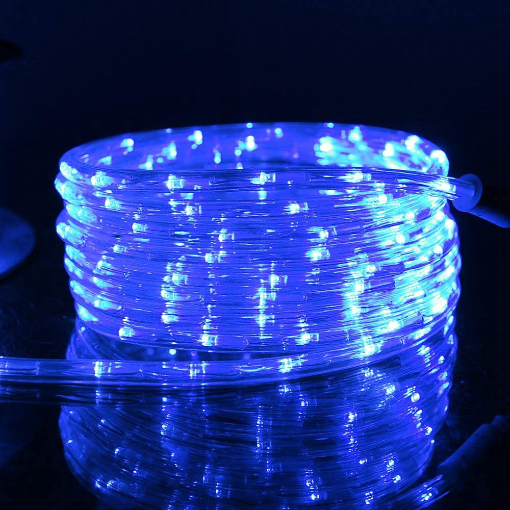 UGUCYUI-50ft 360 LED Waterproof Rope Lights, 110V Connectable Indoor ...