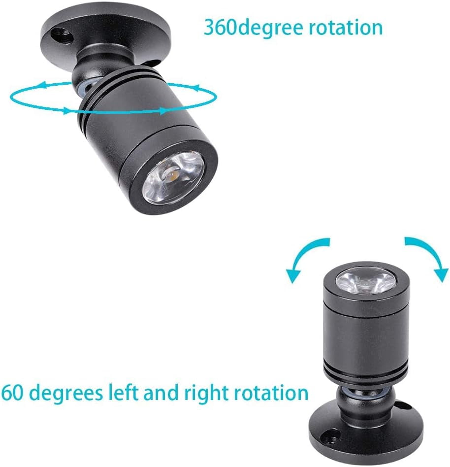 UGUCYUI-5Pcs 3W Mini LED Spotlight Spot Lights Mini Spotlights for ...