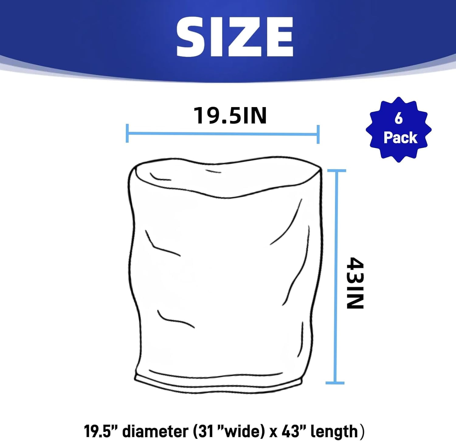 UGUCYUI-709563 Upgraded Dust Collection Bag Heavy Duty Clear Dust ...