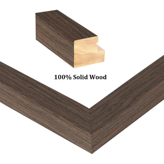 UGUCYUI-A4 Picture Frames Set of 4, Made of Solid Wood Covered by ...