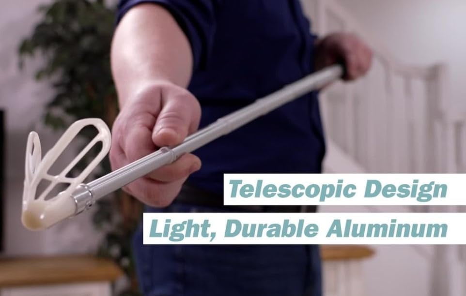 UGUCYUI-Ceiling Fan Pull Chain Grabber, 3-Foot Telescoping Rod with ...