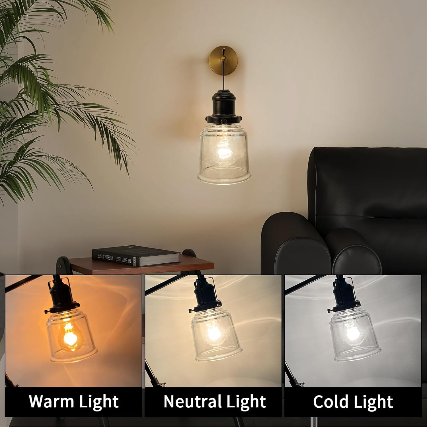 UGUCYUI-Ceiling Lamp Replacement Shade Set of 4, Glass Ceiling Fan ...