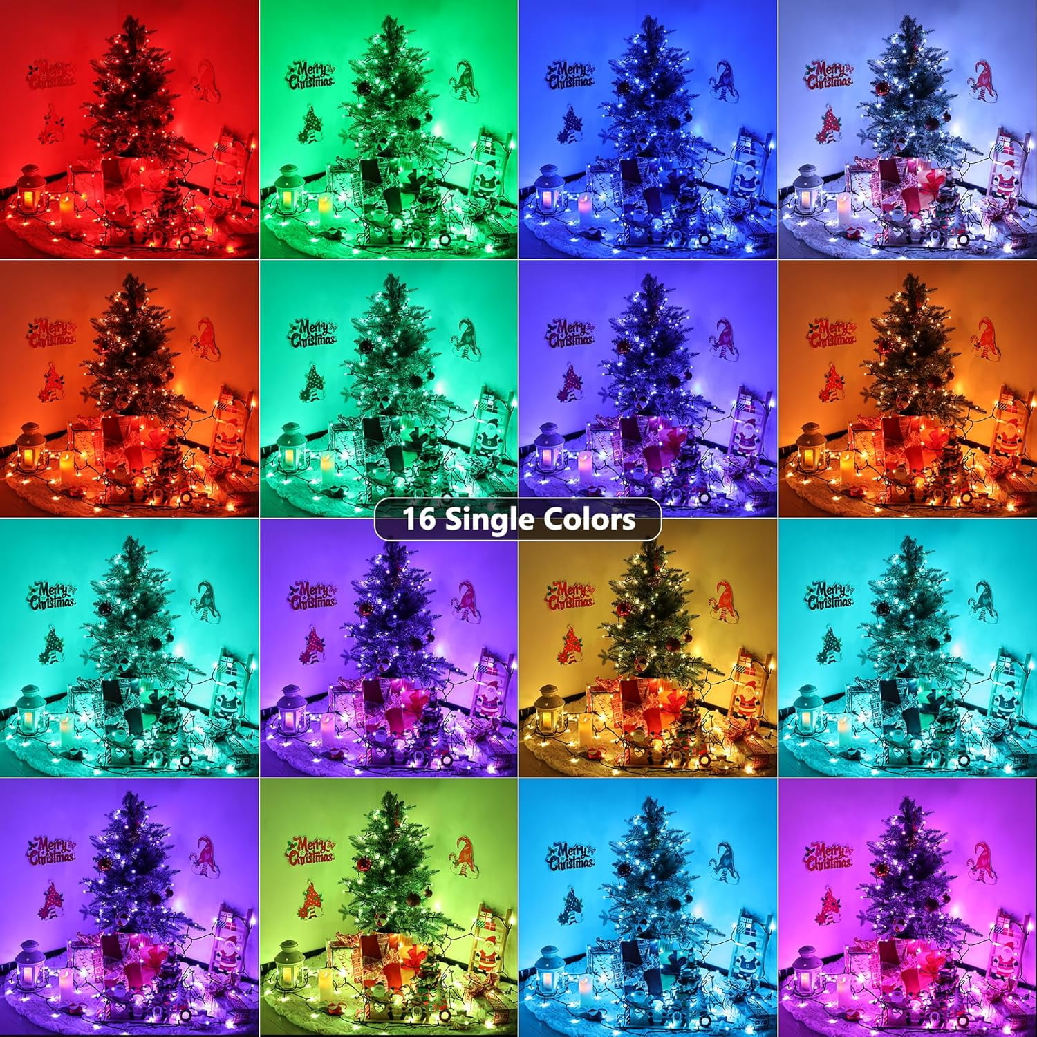 UGUCYUI-Christmas Lights RGB String Lights, 115ft 350 LED Color ...
