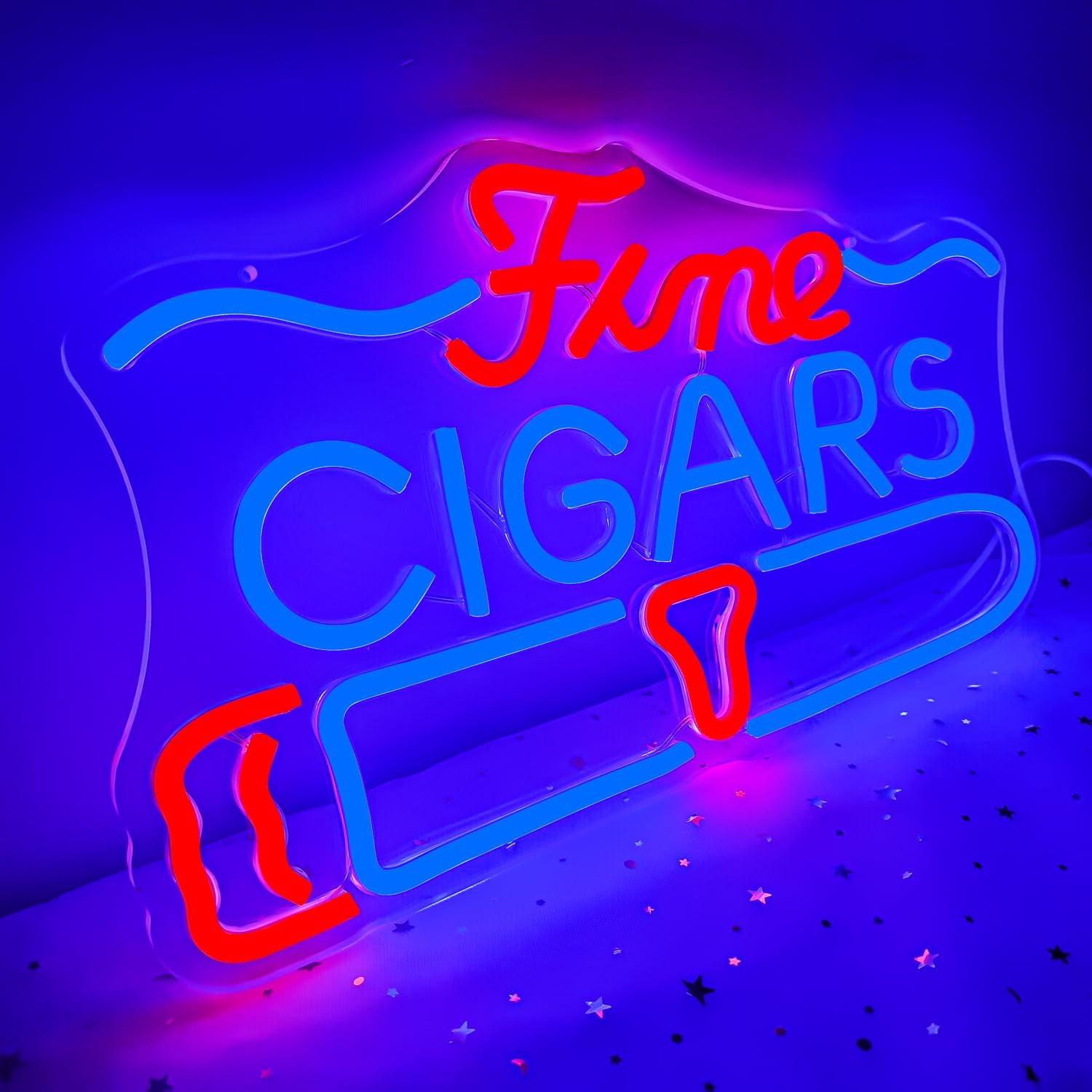 UGUCYUI-Cigar Neon Signs for Man Cave Cigarette Neon Light Sign Bar LED ...
