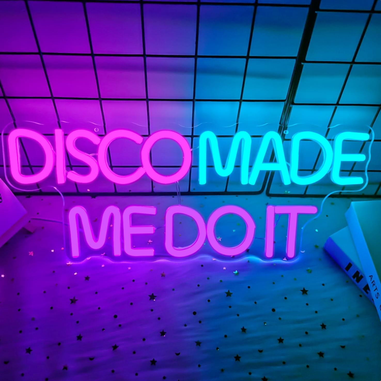 UGUCYUI-Disco Made Me Do It Neon Sign Disco Led Neon Sign for Wall ...