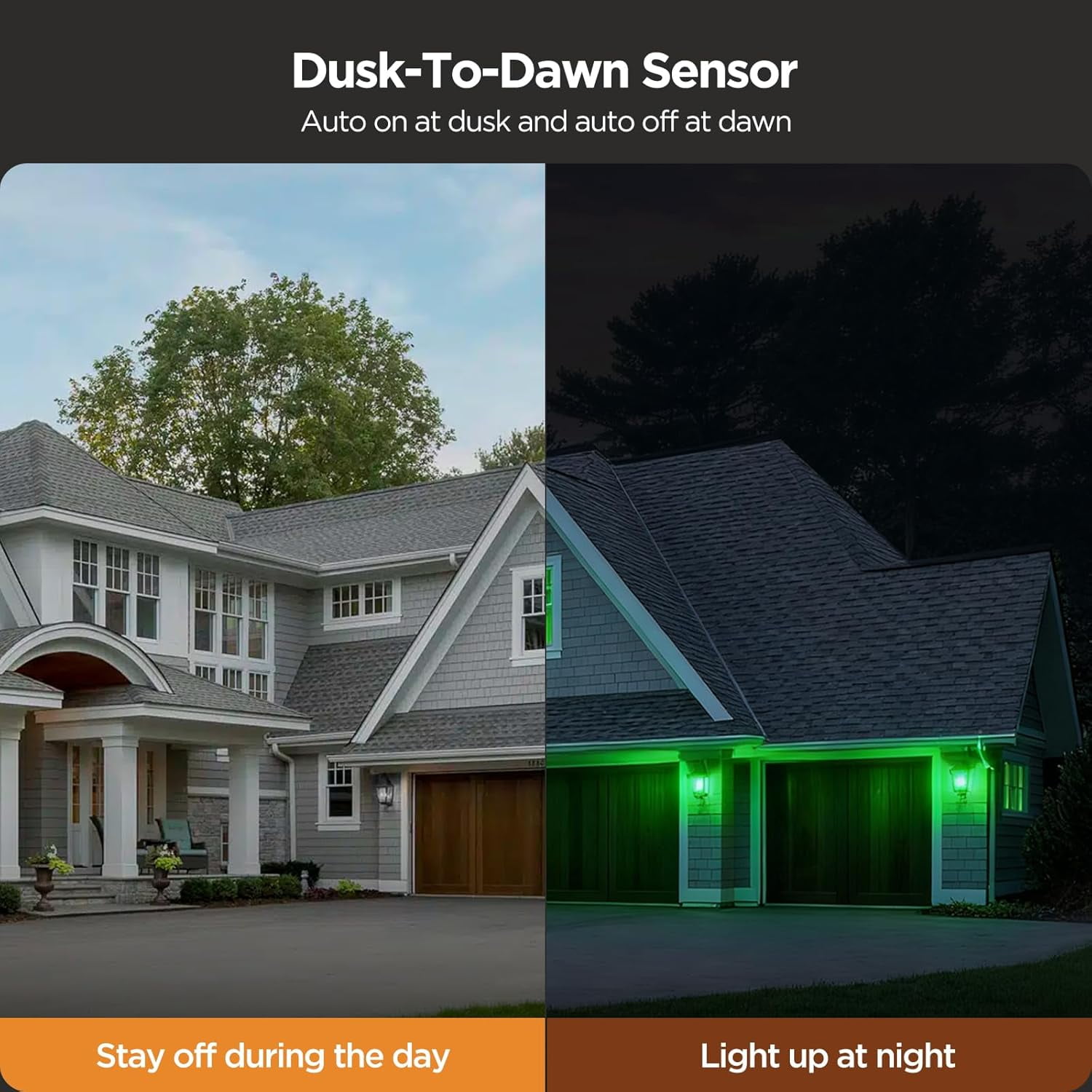 UGUCYUI-Dusk to Dawn LED Flame Light Bulbs Outdoor, 4 Modes Flickering ...