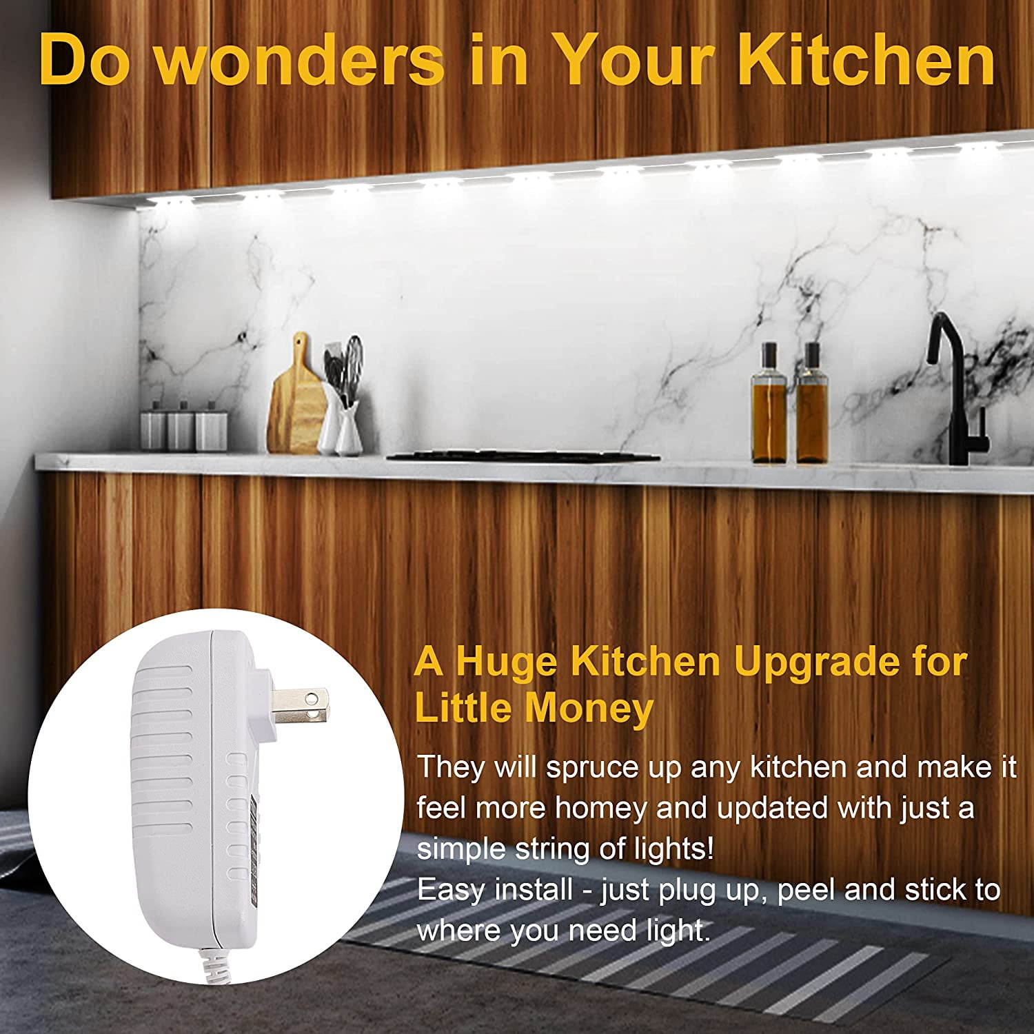 UGUCYUI-Flexible Jewelry Showcase Lights Kit, 14FT Adhesive Led Light ...