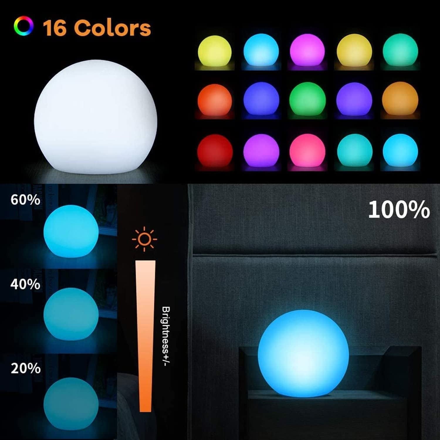 UGUCYUI-Floating Pool Lights,3-Inch USB Rechargeable & Remote Control ...
