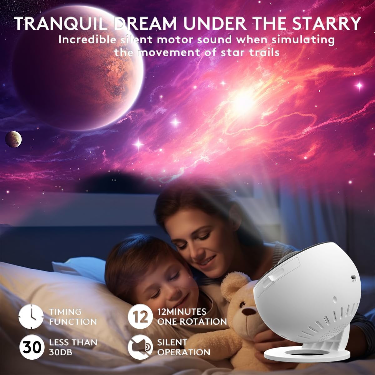 UGUCYUI-Galaxy Projector, 13 in 1 Planetarium Star Projector Realistic ...