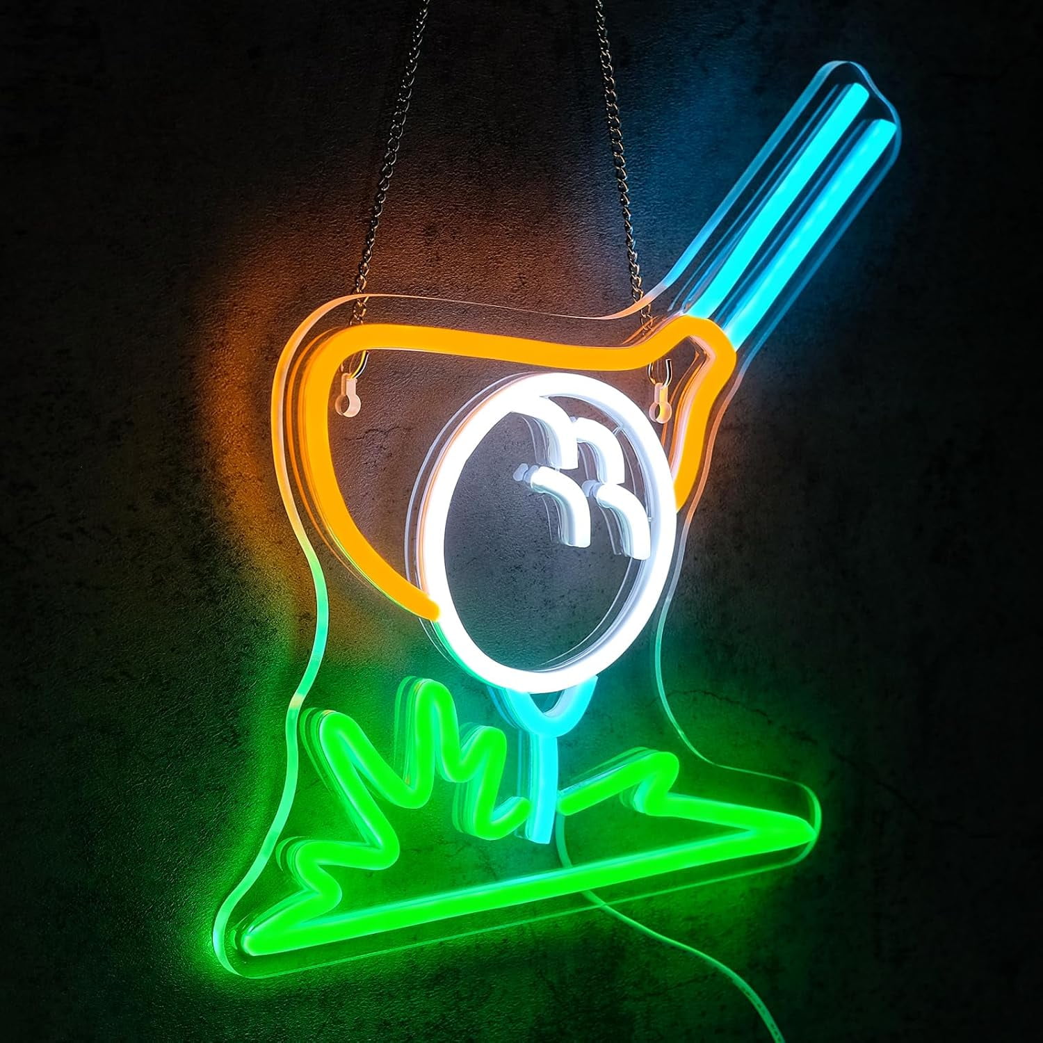 UGUCYUI-Golf Neon Sign for Wall Decor Dimmable Led Lights Signs Golfing ...