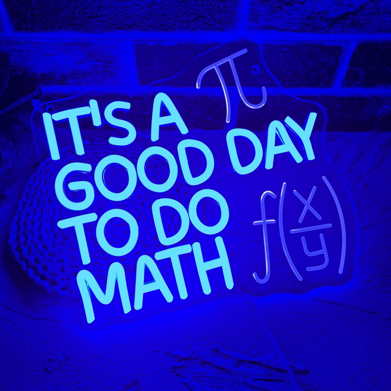 UGUCYUI-It's A Good Day To Do Math Neon Sign, Dimmable LED Math ...
