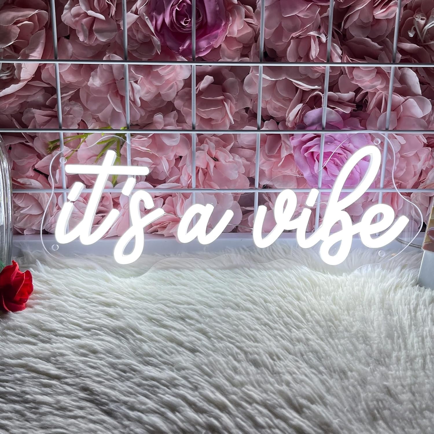 UGUCYUI-It's a Vibe Neon Sign LED Neon Light for Wall Decor USB Powered ...