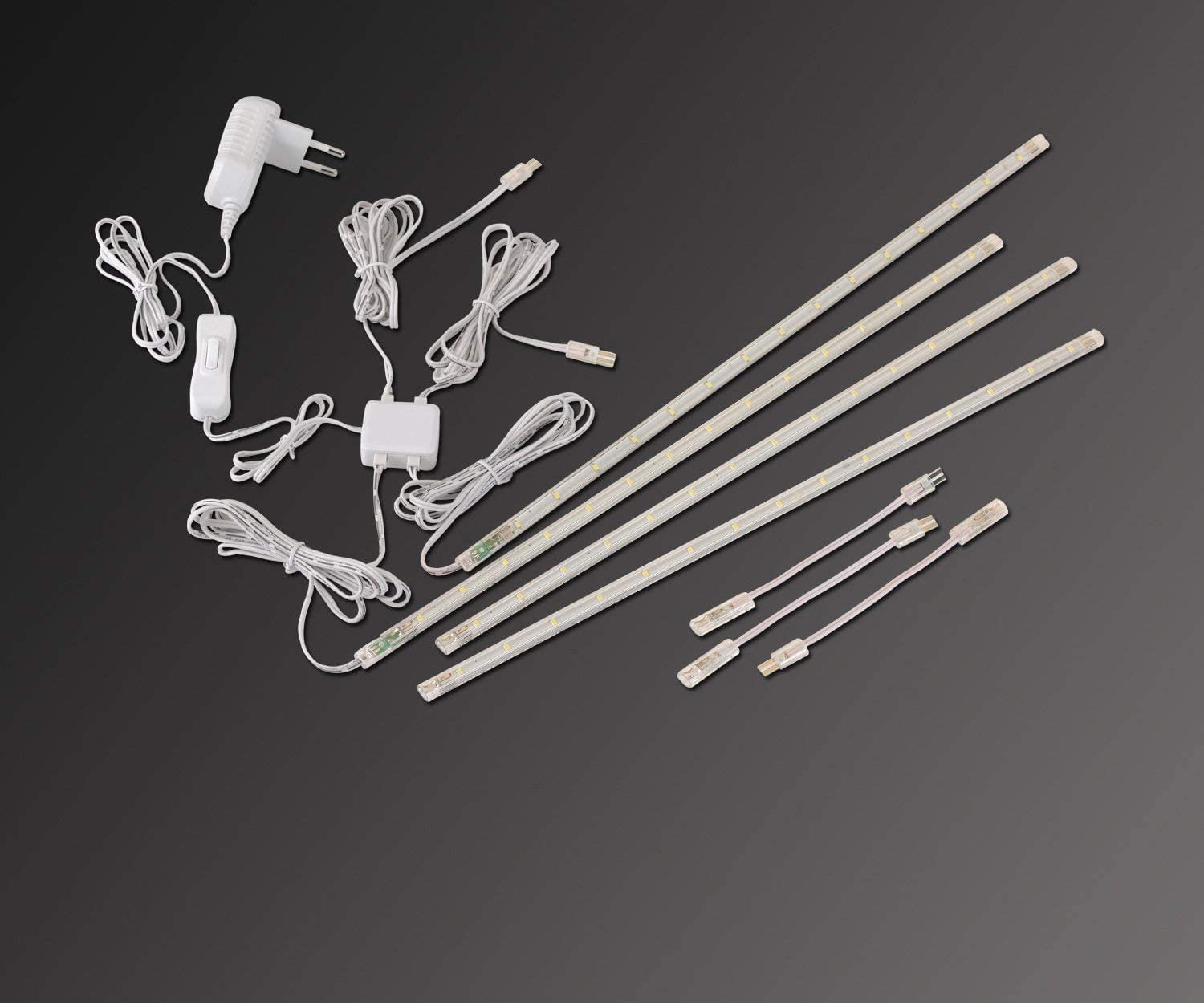 UGUCYUI-LED Display Light Bar Kit - (4) 16inches Plug-in Linkable Strip ...
