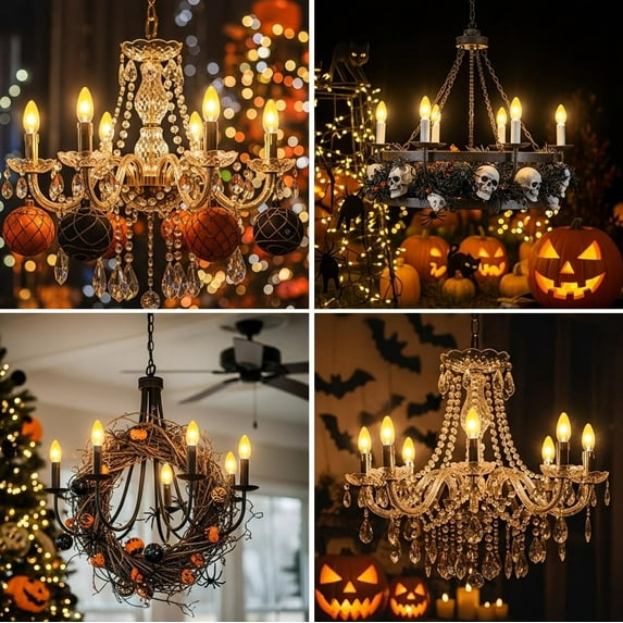 UGUCYUI-LED Flame Light Bulbs,Flickering Flame Bulbs with 2 Modes, 1W ...