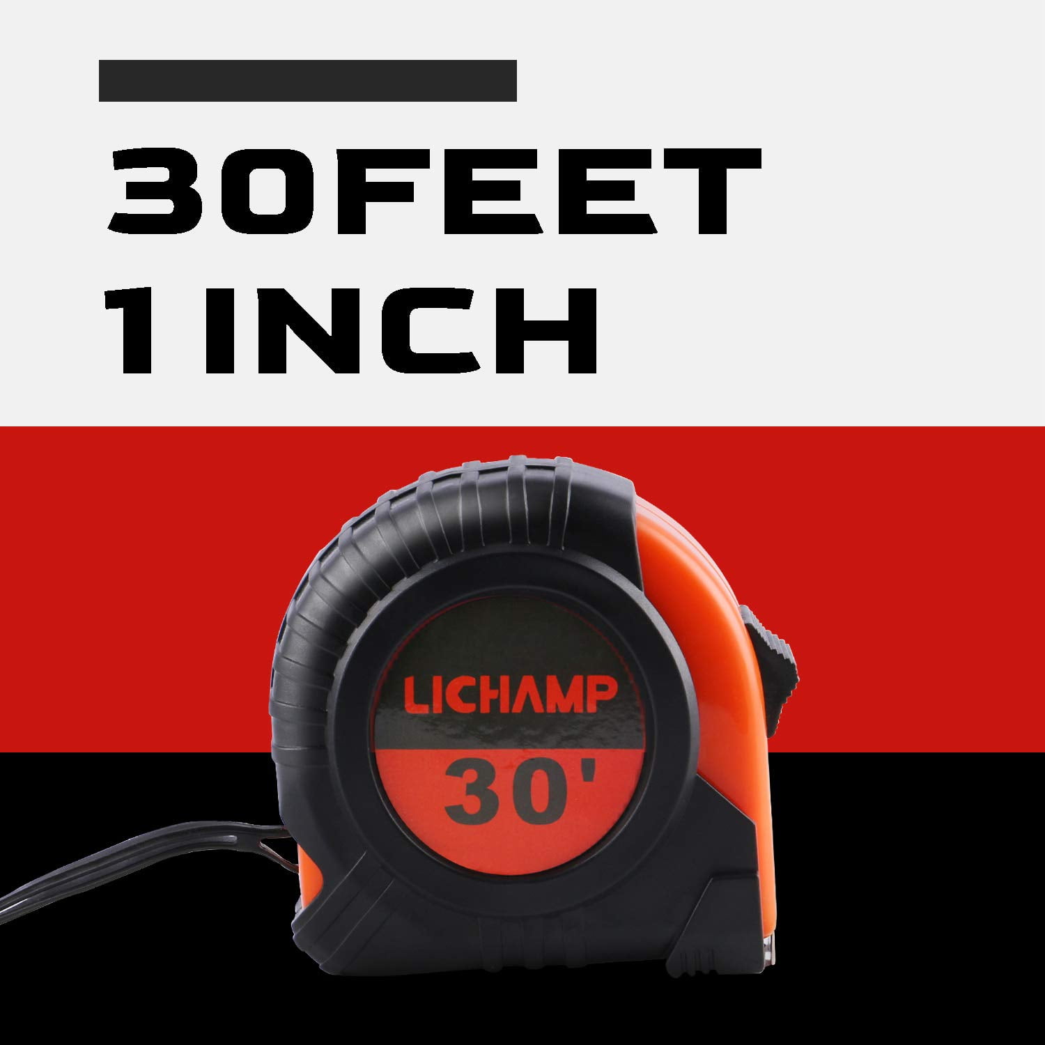 UGUCYUI-LICHAMP Tape Measure 30-Foot, 2 Pack Bulk Easy Read Measuring ...