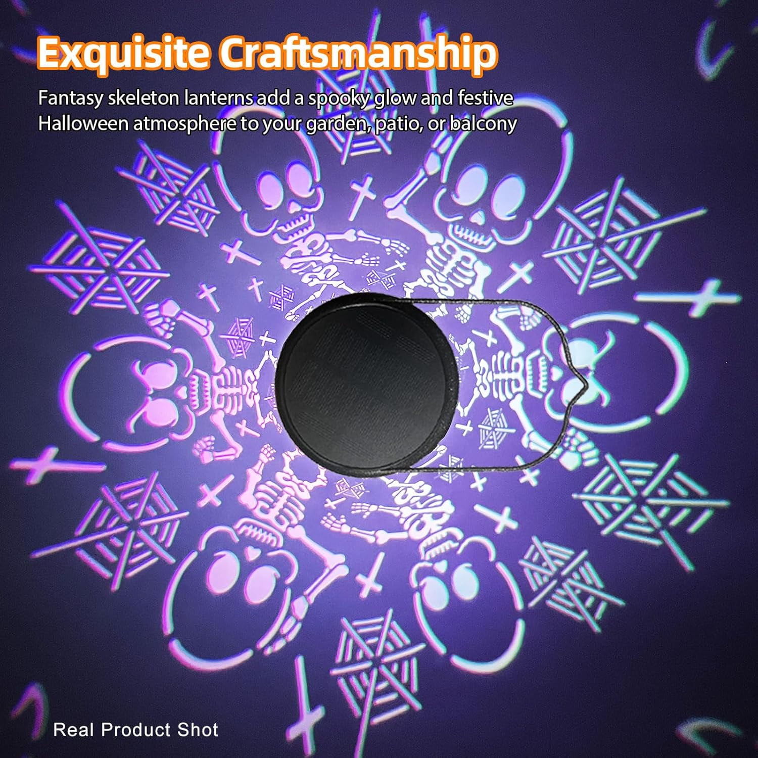 UGUCYUI-Light Up Skeletons for Halloween Decorations, Metal Hanging ...